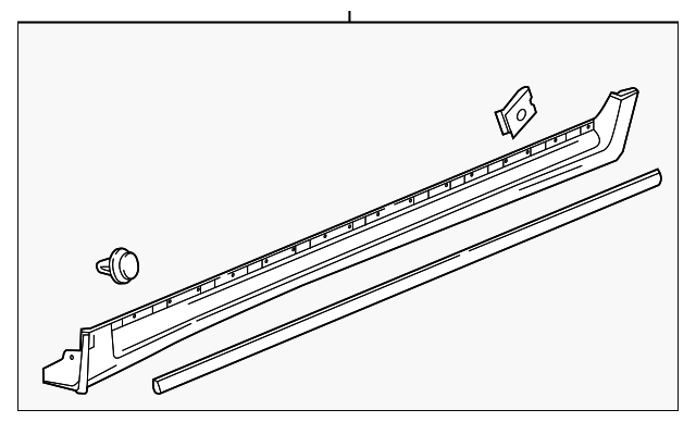 84453930 - Rocker Molding 2017-2023 Cadillac XT5 | GMPartsNow