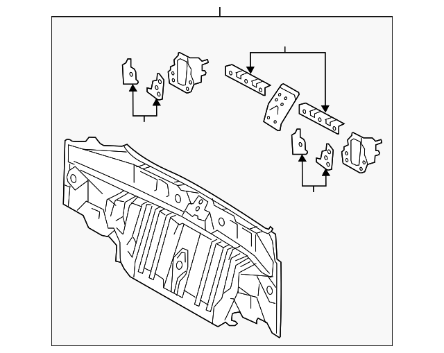 Toyota OEM Rear Body Panel Part# 58307-07040 | OEM Vehicle Parts