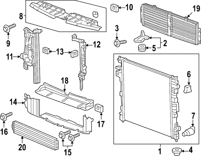 85539188 - Lower Baffle 2022-2024 Buick Enclave | GMPartsNow