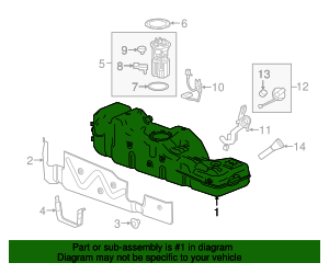 2015-2022 GM Fuel Tank 84860746 | TascaParts.com