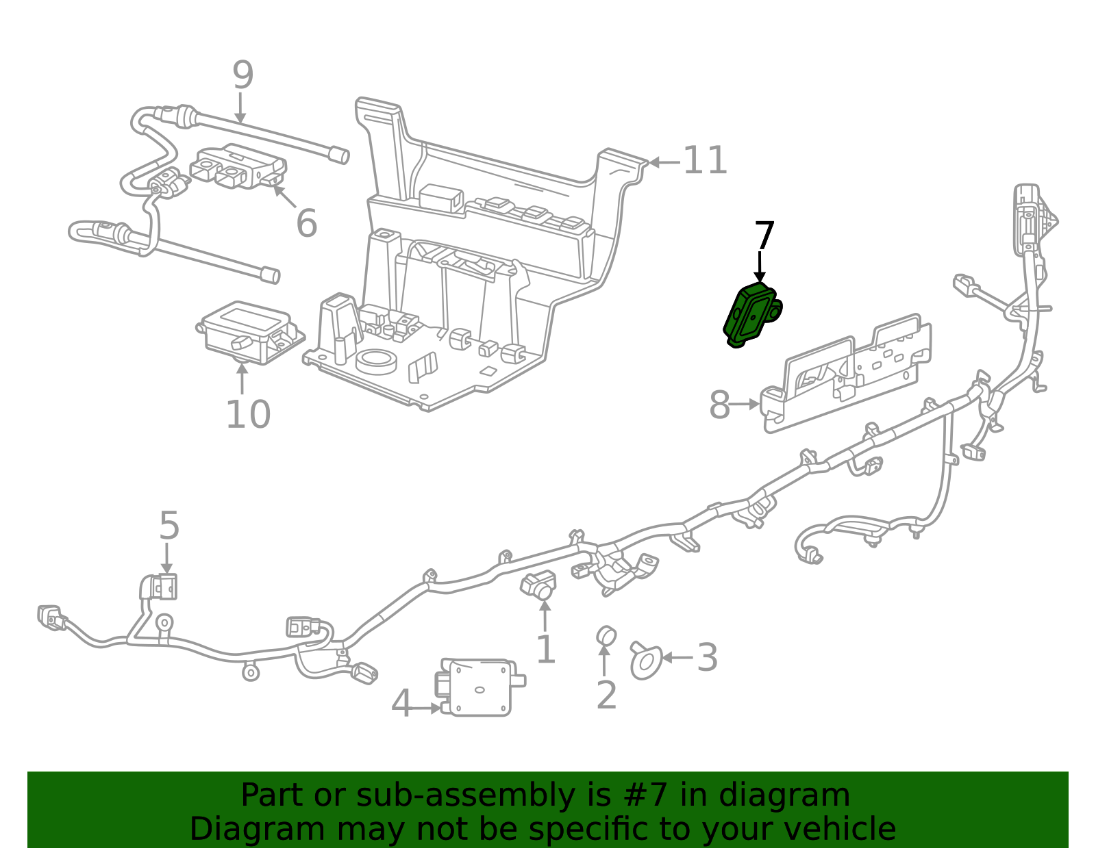 2021-2025 GM Tire Pressure Monitoring System (TPMS) Control Module ...