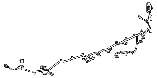 2021-2022 GM Rear Object Alarm Sensor Wiring Harness 84813523 ...