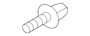 8K0-868-307 - End Plate Rivet 2009-2018 Audi | Audi OEM Parts