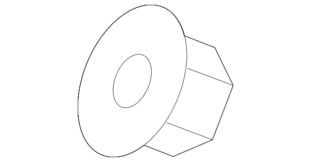 WHT-003-207 - Fender Liner Nut 2008-2023 Audi | Audi OEM Parts