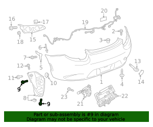 1999-2023 Mazda Splash Shield Screw 9CF6-00-516B | Mazda-Parts
