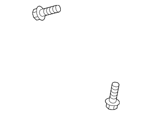 9CF6-00-516B - Genuine OEM Mazda Radiator Support Splash Shield Screw ...