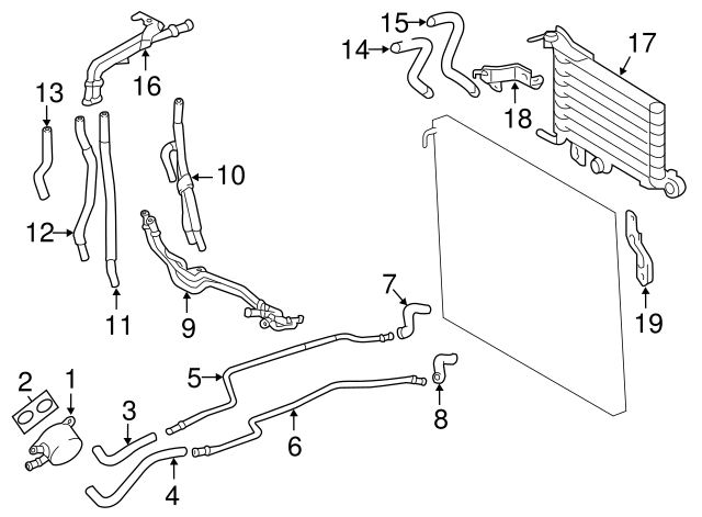 32910-60171 - Auxiliary Cooler 2014-2023 Lexus GX460 | Longo Lexus Parts