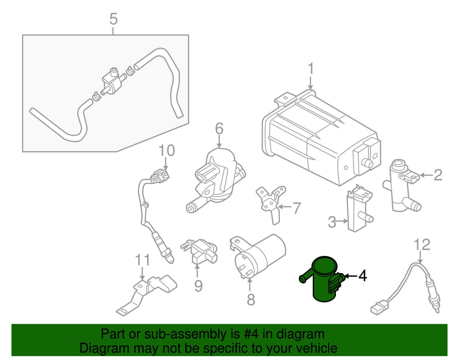 14953-1LA0A - Filter - 2011-2020 Nissan | Conicelli Nissan