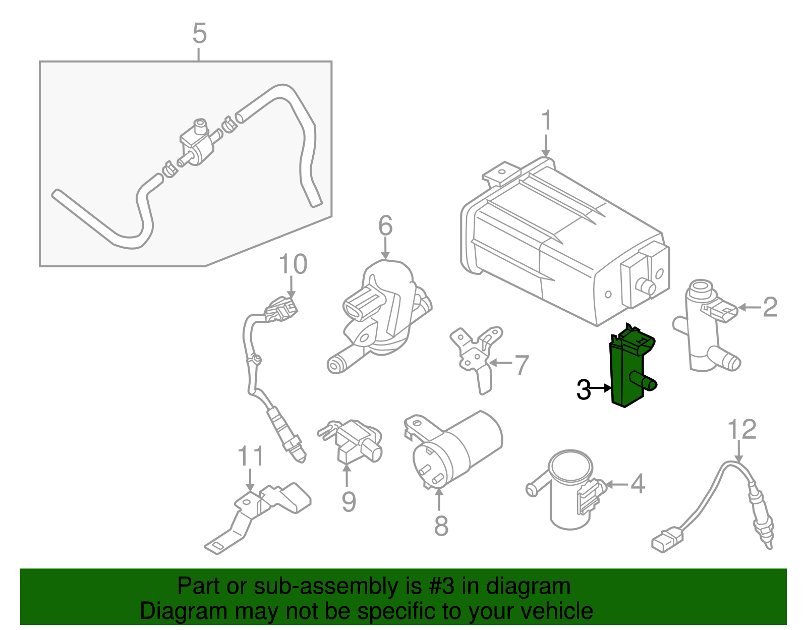 22365-1TV1D - Sensor | Anicra Nissan Parts
