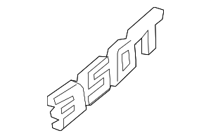 Galvano Silver Emblem (350 T) 84983508 | GMPartsDirect.com