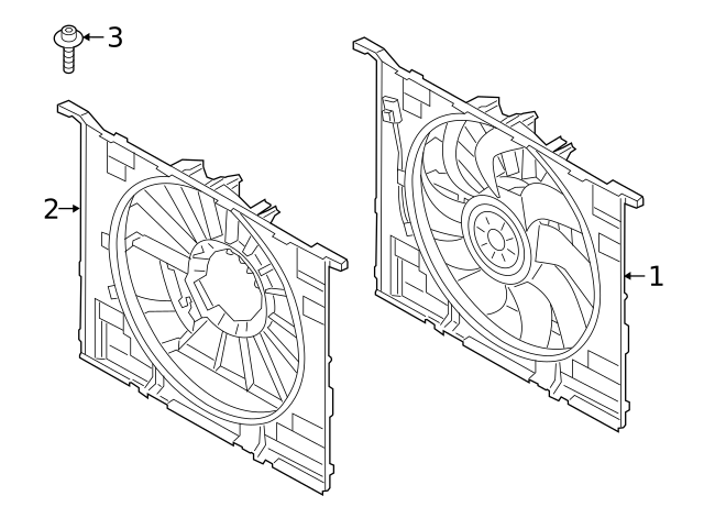 17-42-7-953-398 - Engine Cooling Fan Assembly 2017-2024 BMW ...