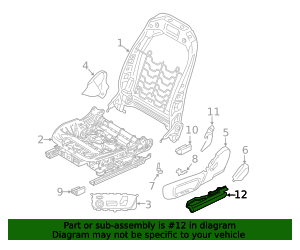 52-10-7-493-664 - Seat Track Cover - 2019-2024 BMW | BMWPartsHub