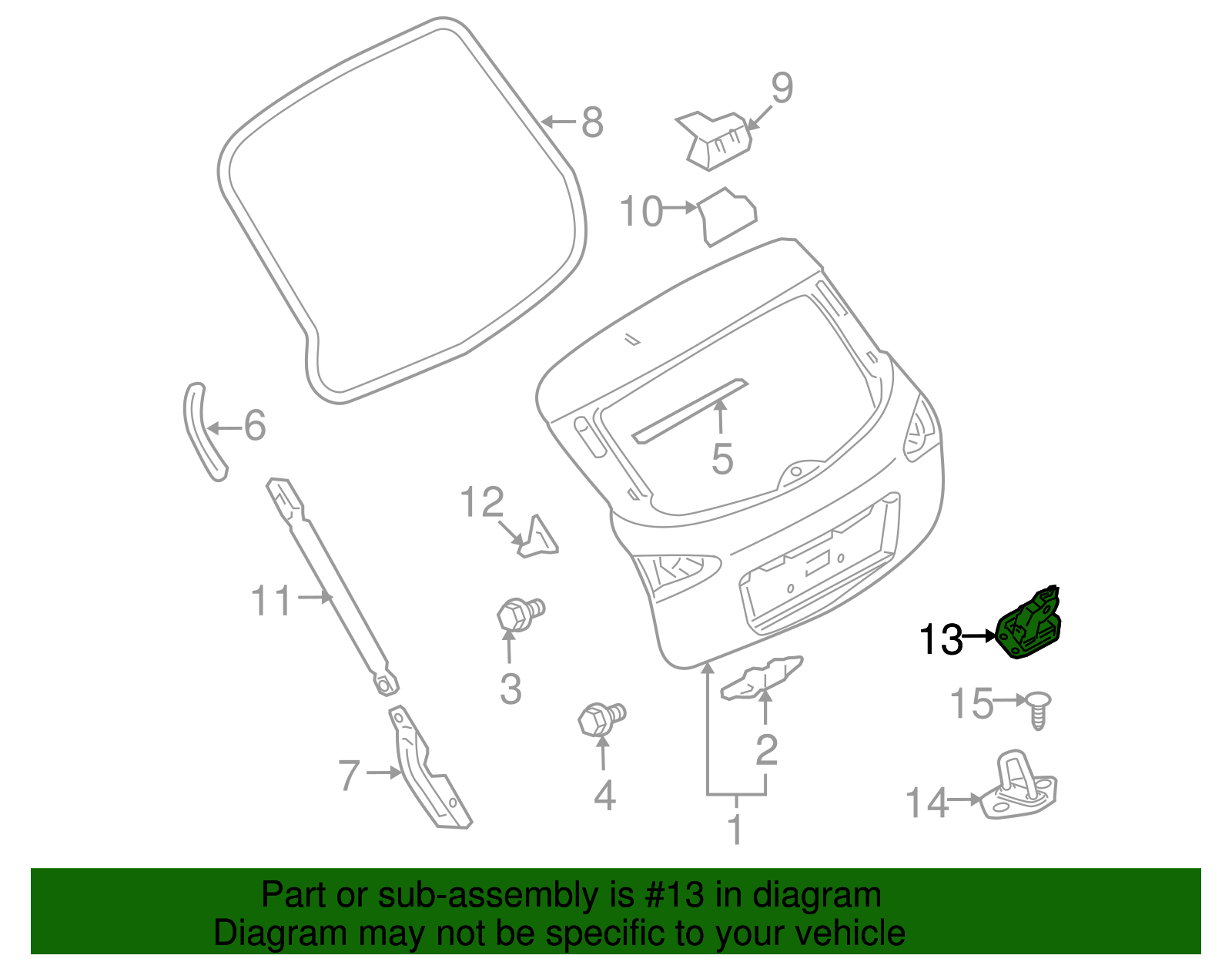 90502-ZN90A - Lock Assembly 2008-2012 Infiniti EX35 | INFINITI Parts ...