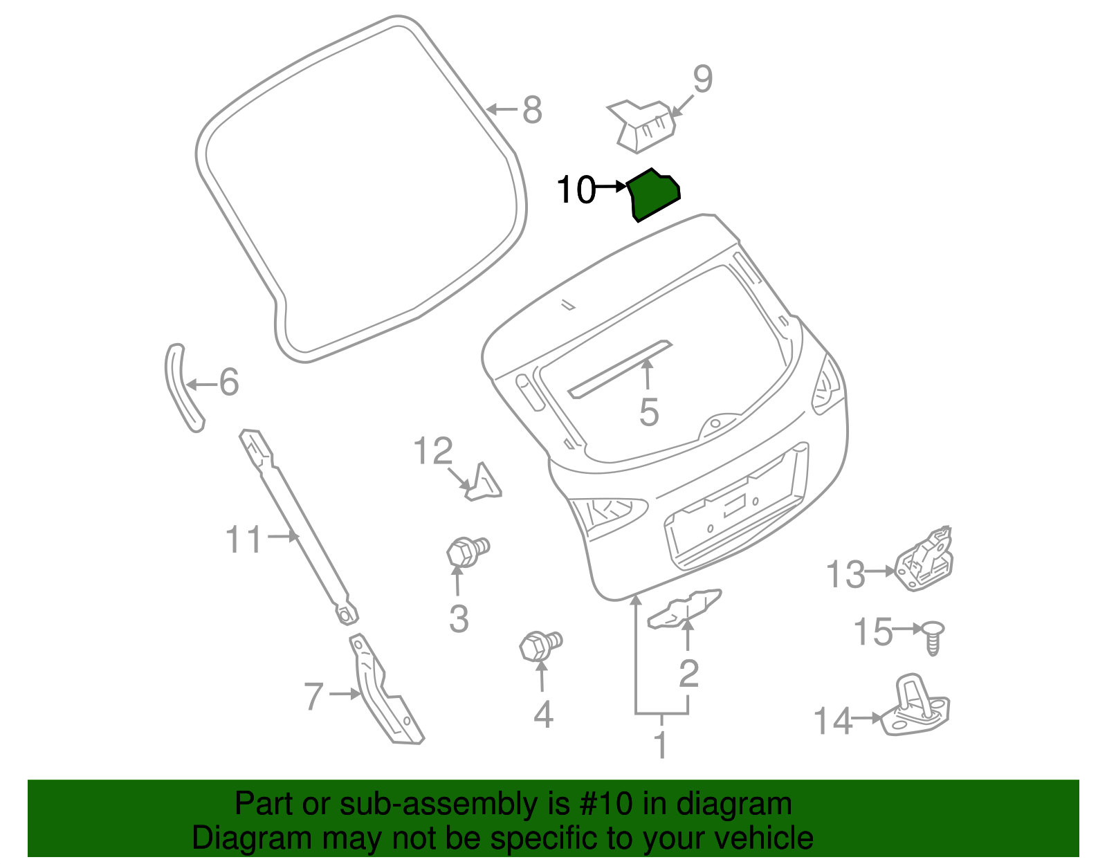 2008-2017 Infiniti Hinge Cover 90446-1BA0A | Infiniti of Orland Park