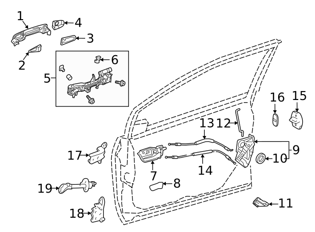 2016-2020 Toyota Mirai Cap 69217-52040-D8 | OEM Parts Online