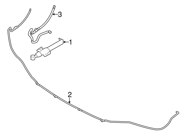 Genuine OEM Washer Hose Part# LR101685 Fits 2013-2017 Land Rover: Up To ...