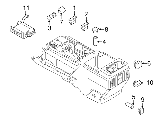 2015-2017 Ford Power Outlet FL3Z-19N236-A | GetOEMParts.com