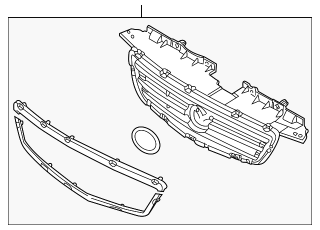 2002-2003 Mazda MPV Grille Assembly LD47-50-710 | OEM Parts Online