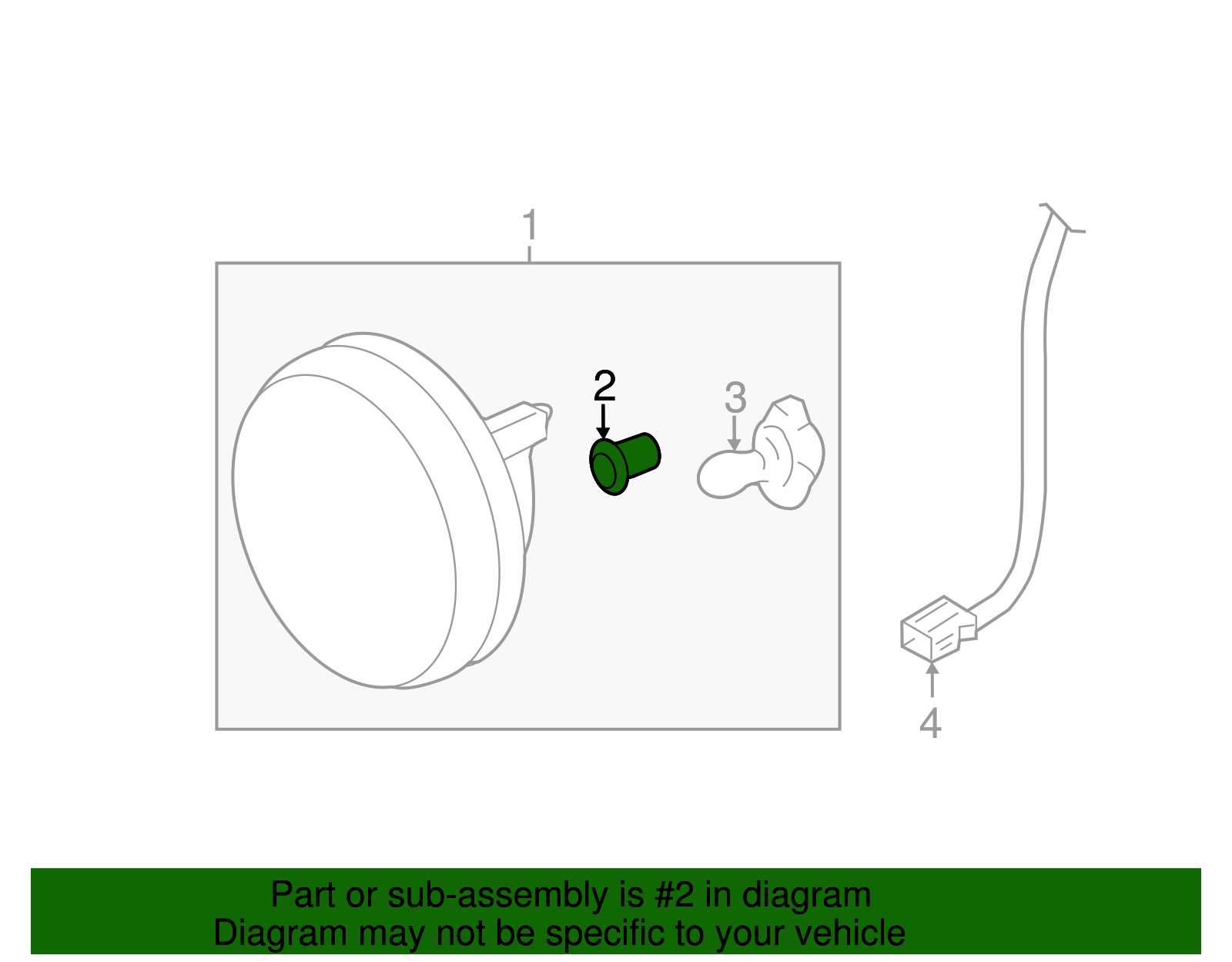 11570830 - Front Fog Lamp Retainer 2007-2020 GM | GMPartsNow