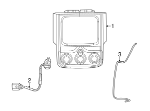2013-2017 Mopar Camera, Back Up - Camera, Rear View 56038978AL ...