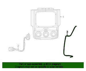 2013-2019 Ram Wire Harness 68096415AD | TascaParts.com