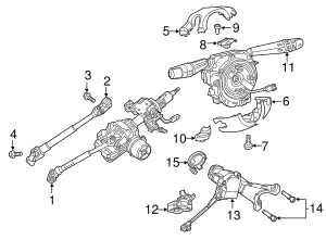 Column 68584351AA | Mopar Estores