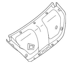2016-2018 Nissan Altima Trunk Trim Panel 84966-9HS1A | TascaParts.com