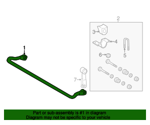 463-323-04-65-65 - Torsion Bar Mercedes-Benz USA Parts