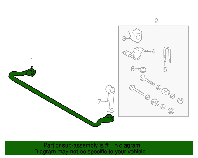 463-323-04-65-65 - Torsion Bar Mercedes-Benz USA Parts
