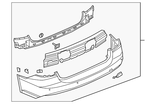 2019-2025 Audi Bumper Cover 4K8-807-067-E-GRU | Audi USA Parts