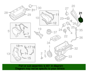 MD313741 - Camshaft Gear 1994-2012 Mitsubishi | Mitsubishi Direct Parts
