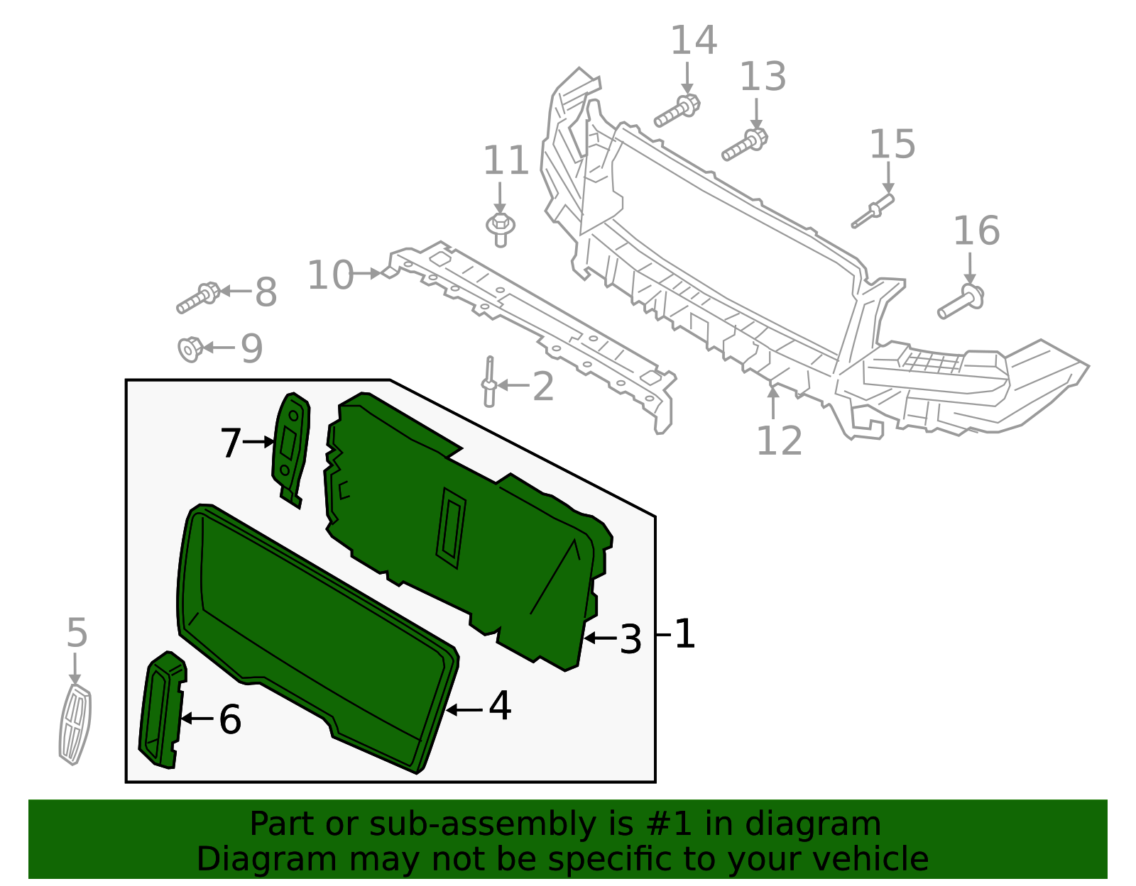 JL7Z-8200-AA - Grille Assembly - 2018-2021 Lincoln Navigator | Lasco ...