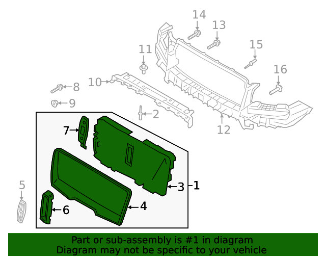 JL7Z-8200-BA - Grille Assembly 2018-2020 Lincoln Navigator | Ford OEM ...
