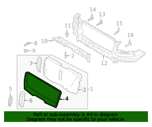 JL7Z-8419-AA - Grille Surround - 2018-2021 Lincoln Navigator | Eastgate ...