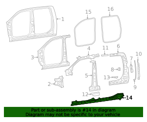 2019-2023 Ram 1500 Sill 68276773af | TascaParts.com