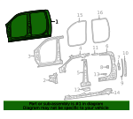 2019-2023 Ram 1500 Uniside Panel - Passenger Side (RH) 68293784AD ...