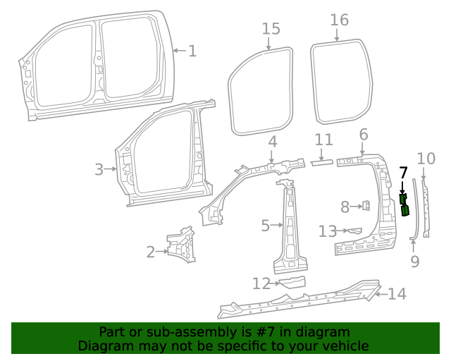 2019-2023 Ram 1500 Reinforce 68552748AA | Mopar Parts Canada