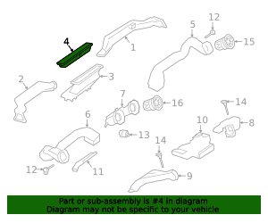 463-831-84-00-9116 - Dashboard Air Vent 2019-2023 Mercedes-Benz ...
