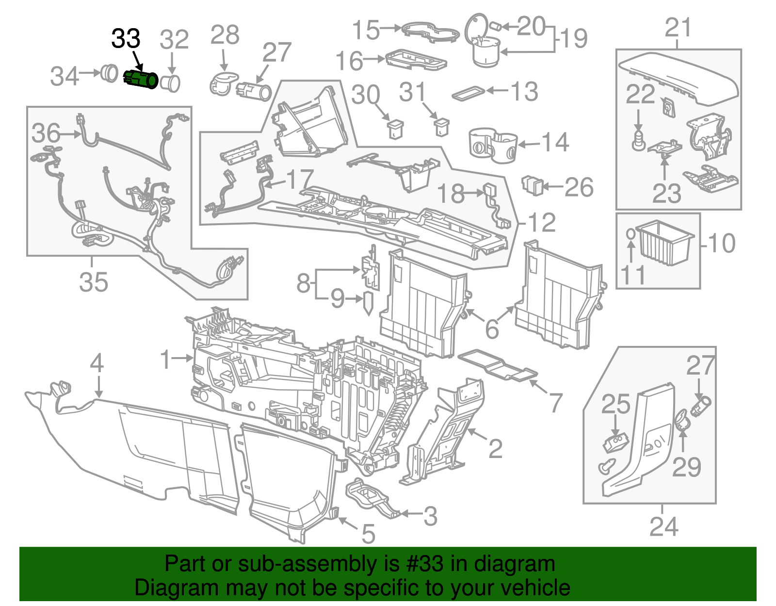 2010-2017 GM Cigarette Lighter Receptacle 13502522 GM | GMPartsDirect.com