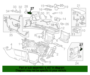 2010-2017 GM Cigarette Lighter Receptacle 13502522 GM | GMPartsDirect.com
