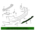 2019-2021 Subaru Forester Rear Valance 57734SJ311 | Subaru Parts Store
