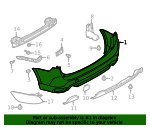 2019-2024 Subaru Forester Bumper Cover 57794SJ30A | Subaru Parts Store