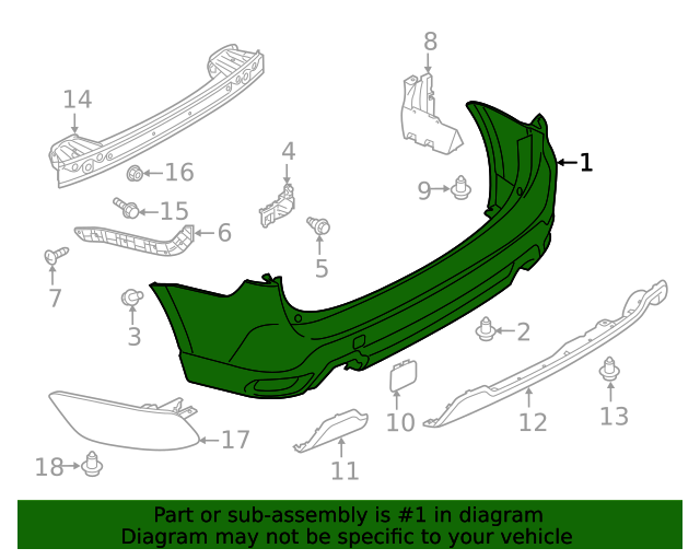 2019-2024 Subaru Forester Bumper Cover 57794SJ30A | Subaru Parts Store