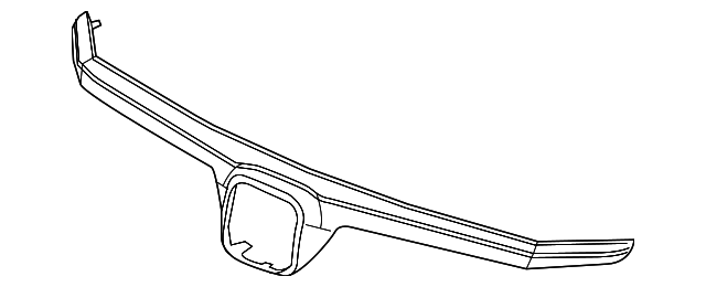 2012 Honda Civic Molding, Front Grille (Upper) 71122-TR2-A01 | OEM ...