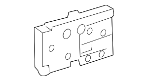 2009-2010 Toyota Rail Extension 57113-02100 | Toyota Parts