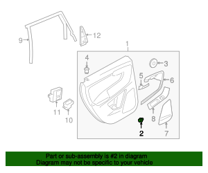 Genuine Door Trim Panel Clip for 2007-2018 Volvo | Part# 1376567 | Over ...