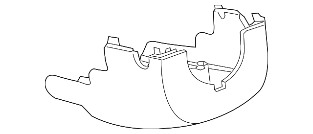 Lower Column Cover - 2018-2020 Land Rover Range Rover Velar (LR091669 ...