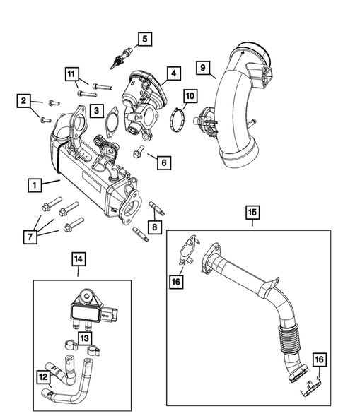 EGR System for 2022 Jeep Gladiator | Mopar eStore