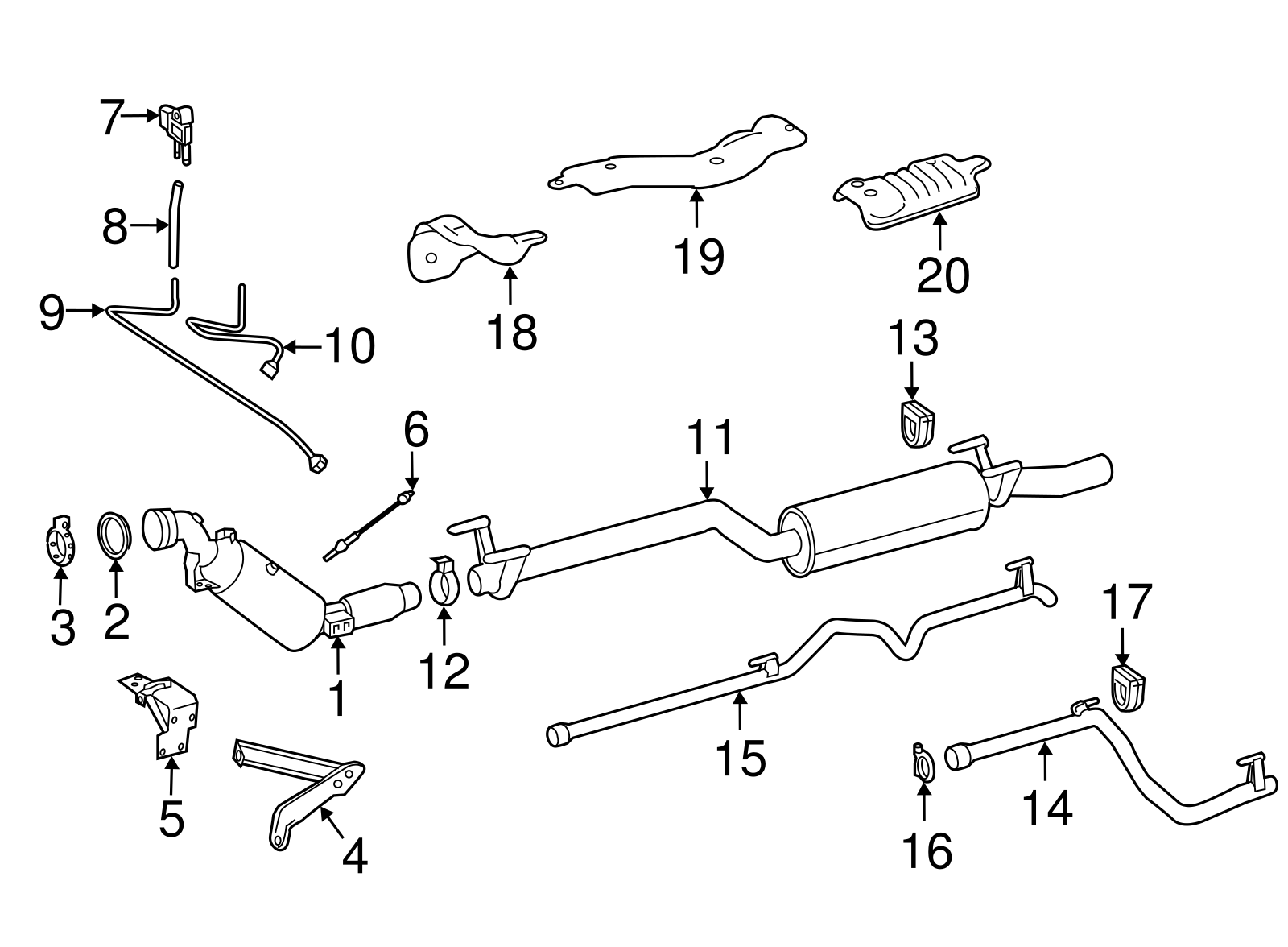 907490260164 - Converter & Pipe 2014-2022 Mercedes-Benz | MB Parts Express