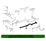 906-490-51-21 - Tail Pipe 2014-2017 Mercedes-Benz | Mercedes-Benz USA Parts